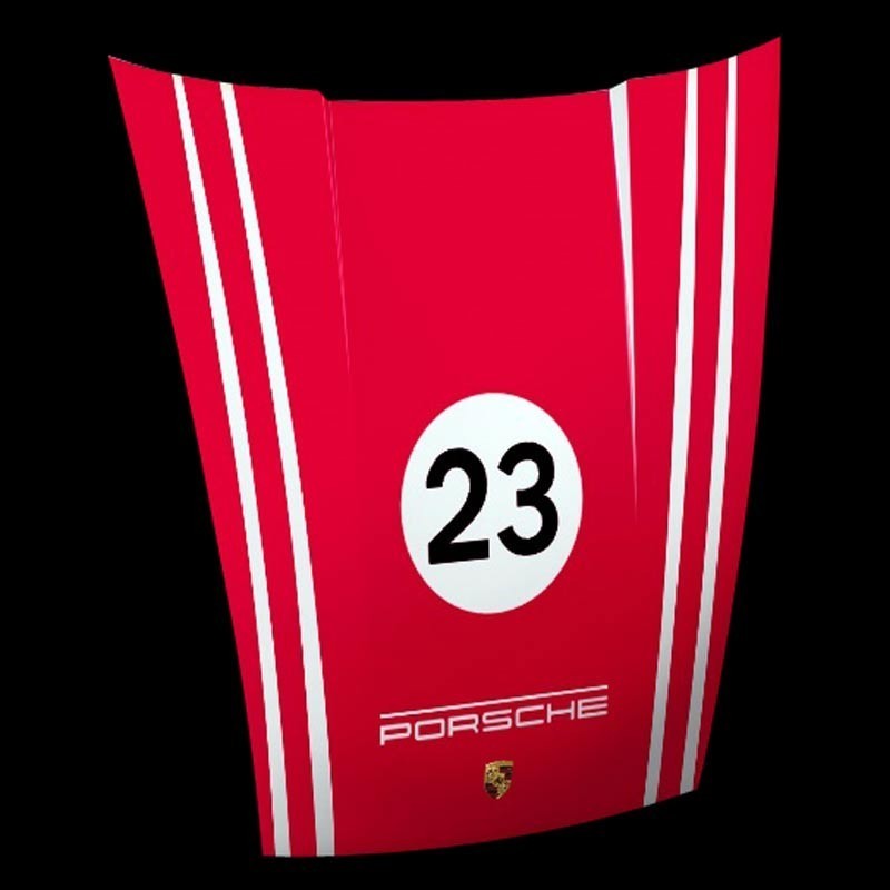Original Porsche 911 bonnet Wall decoration 917 Salzburg design ...
