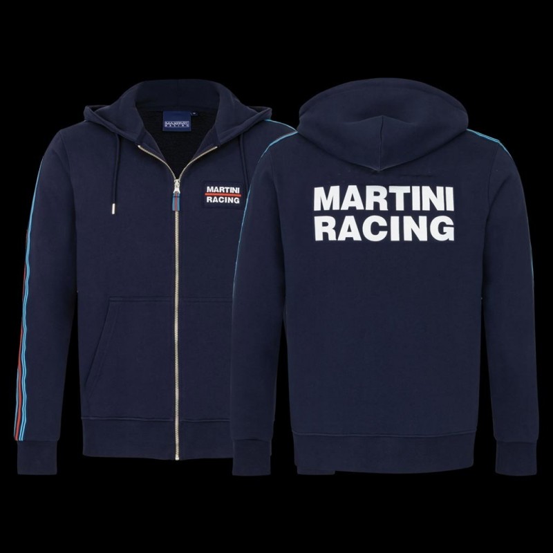 Martini Racing Team Jacket Stripes Premium Hoodie Navy blue