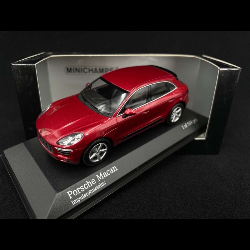 Porsche Macan Impulse Red metallic 2013 1/43 Minichamps 410062600