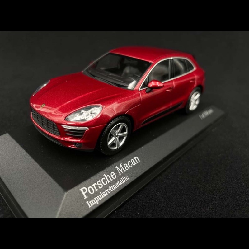 Porsche Macan Impulse Red metallic 2013 1/43 Minichamps 410062600