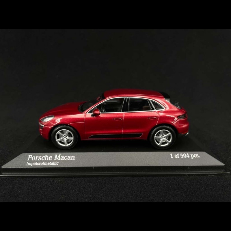 Porsche Macan Impulse Red metallic 2013 1/43 Minichamps 410062600
