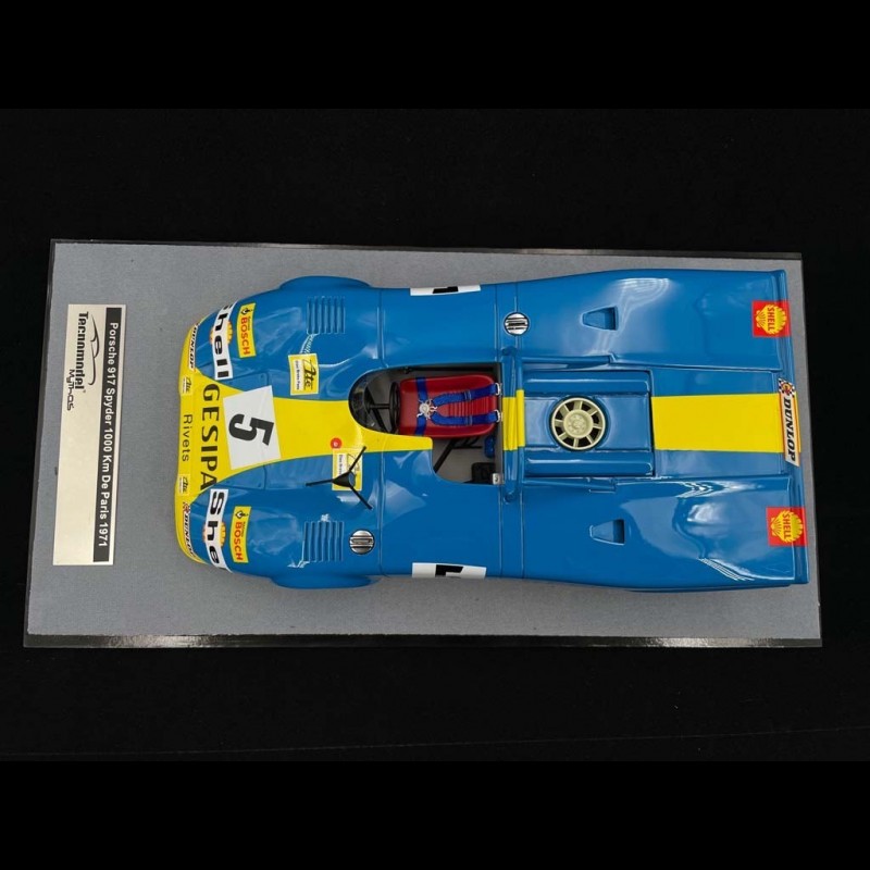 Porsche 917 Spider n° 5 1000km of Paris 1971 1/18 Tecnomodel TM18-135B