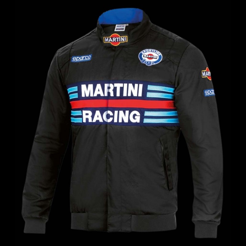 Sparco Martini Racing Team Jacket Bomber design black - men 01281MRNR