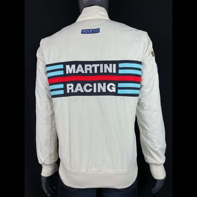 Sparco Martini Racing Team Jacket Bomber design white - men 01281MRBI