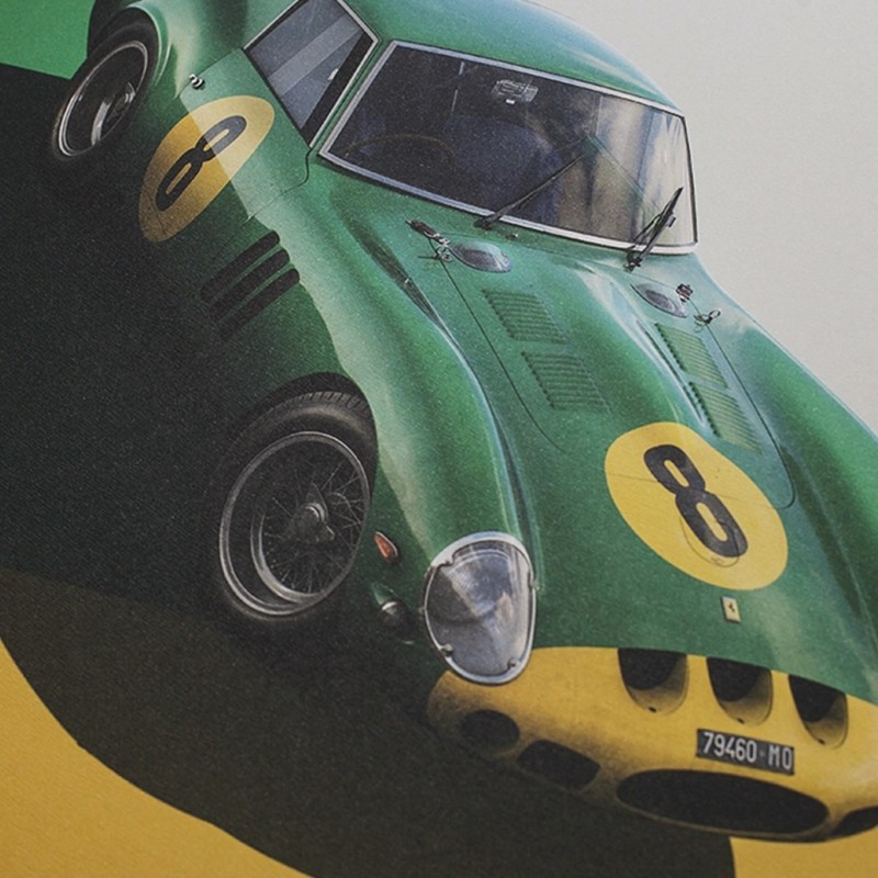 Poster Ferrari 250 GTO Green Goodwood TT 1962 Collector's Edition