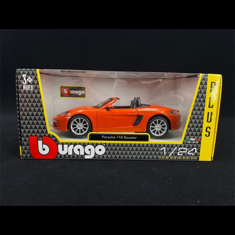 Porsche 718 Boxster 2016 Lava Orange 1/24 Bburago 21087O
