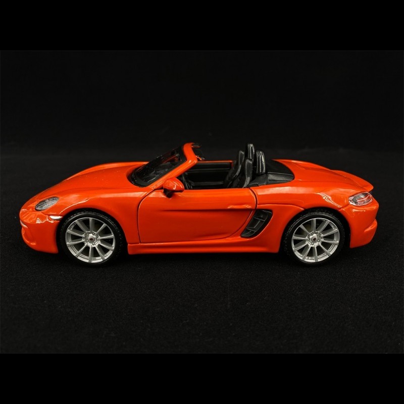 Porsche 718 Boxster 2016 Lava Orange 1/24 Bburago 21087O