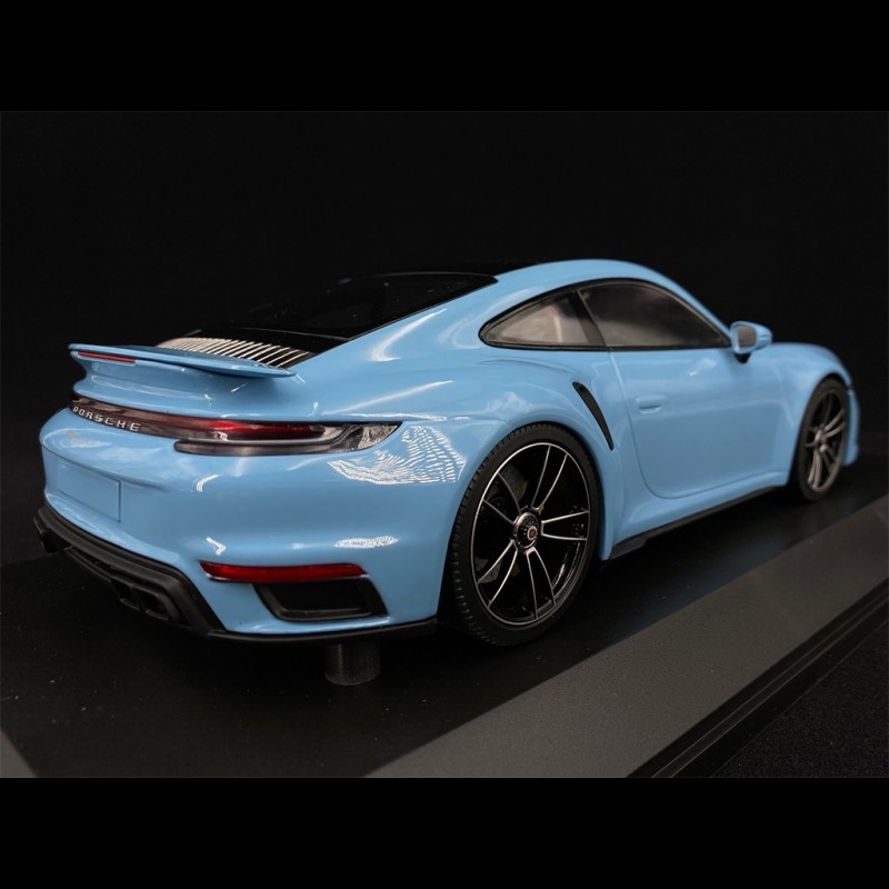 Porsche 911 Turbo S Type 992 2020 Gulf Blue 1/18 Minichamps 153069076 ...