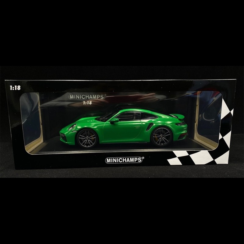 Porsche 911 Turbo S Type 992 2020 Python Green 1/18 Minichamps ...