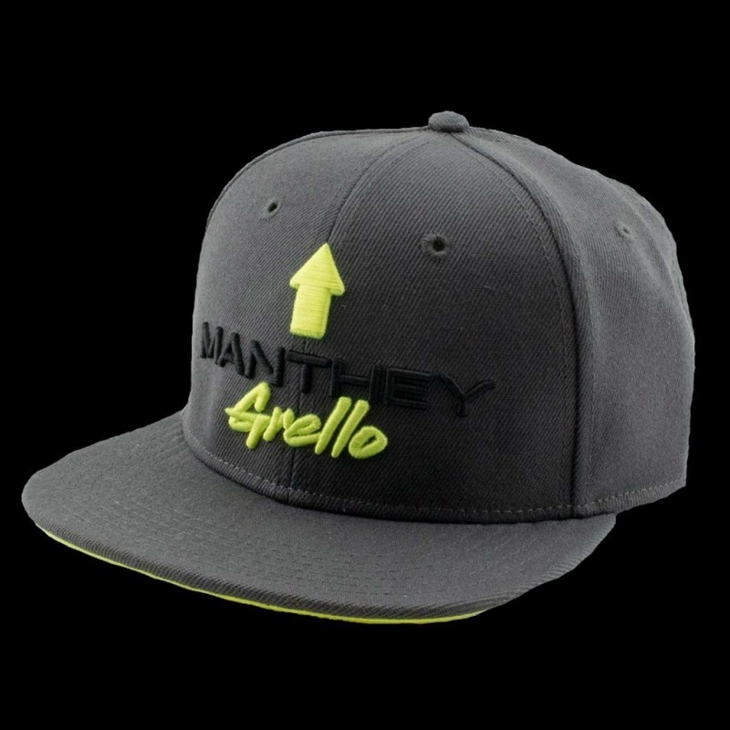 Manthey-Racing Grello Cap flat visor grey / yellow MG-20-030