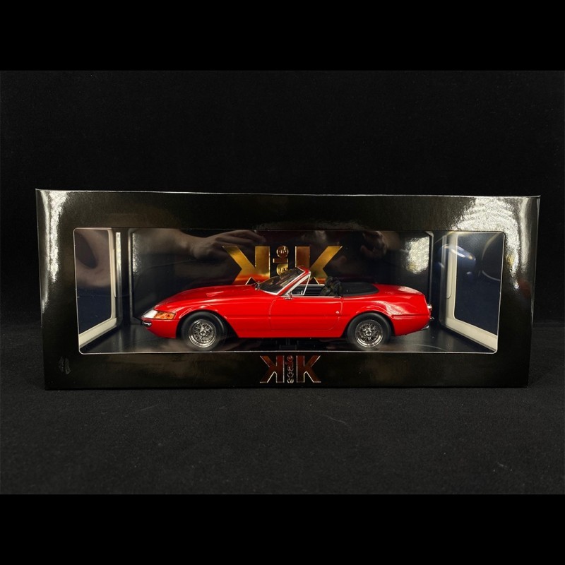 Ferrari 365 GTS Daytona Cabriolet 1969 Rouge 1/18 KK Scale KKDC180611