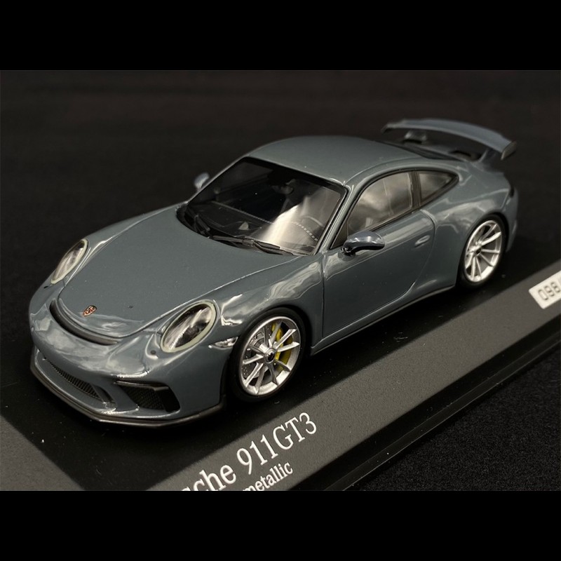 Porsche 911 GT3 Type 991 2017 Graphite Blue Metallic 1/43 Minichamps ...