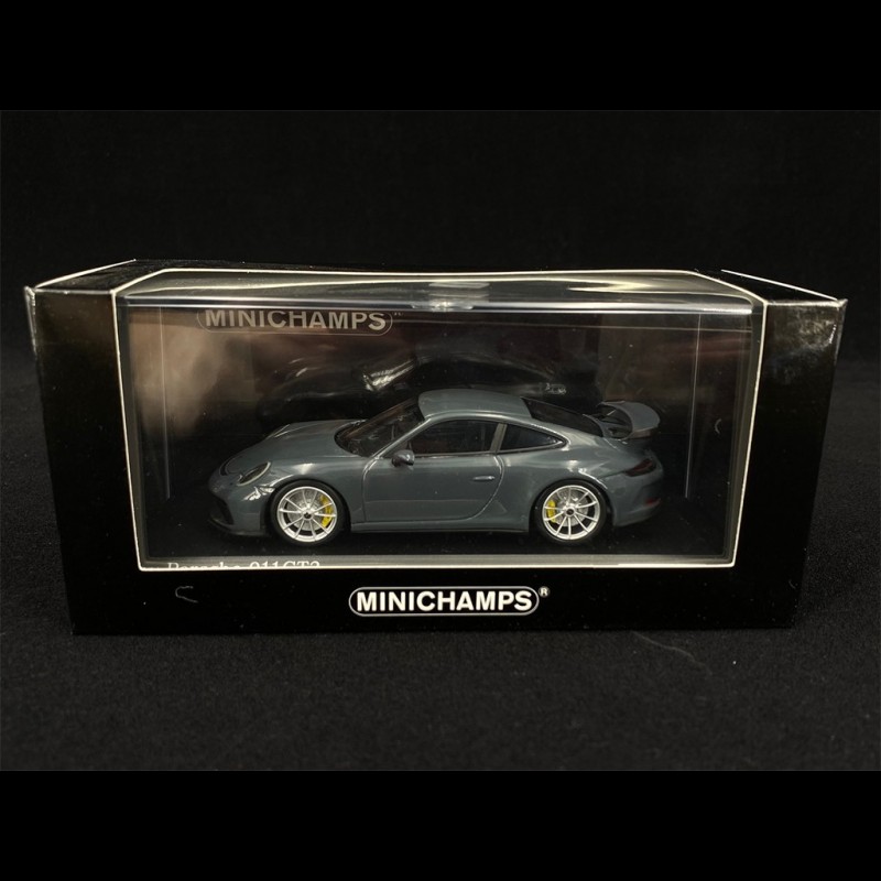 Porsche 911 GT3 Type 991 2017 Graphite Blue Metallic 1/43 Minichamps ...