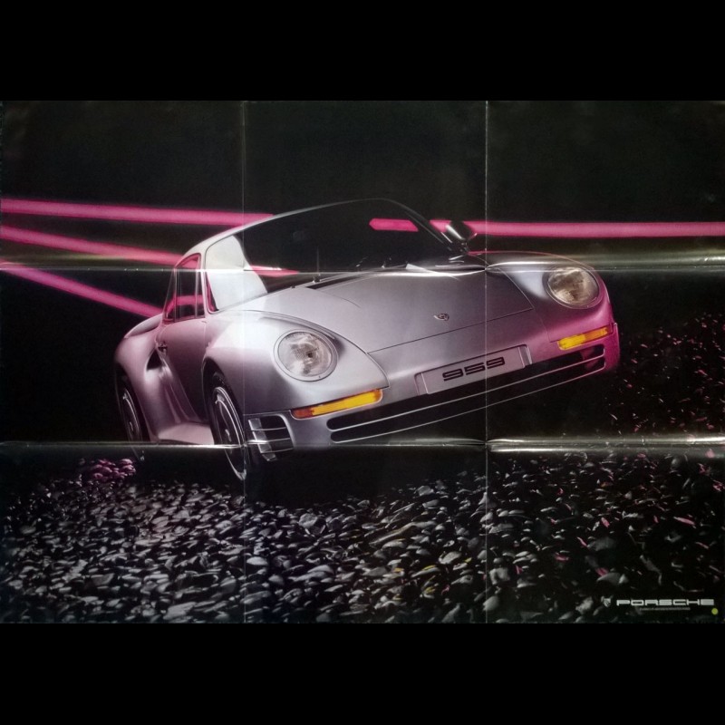 Porsche Brochure Porsche Range 1985 Leaflet Poster in german WVK131010