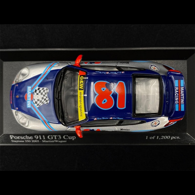 Porsche 911 GT3 Cup Type 996 n° 81 Martini Daytona 250 2003 1/43 ...