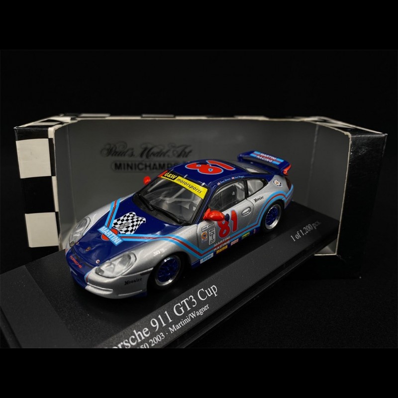 Porsche 911 GT3 Cup Type 996 n° 81 Martini Daytona 250 2003 1/43 ...