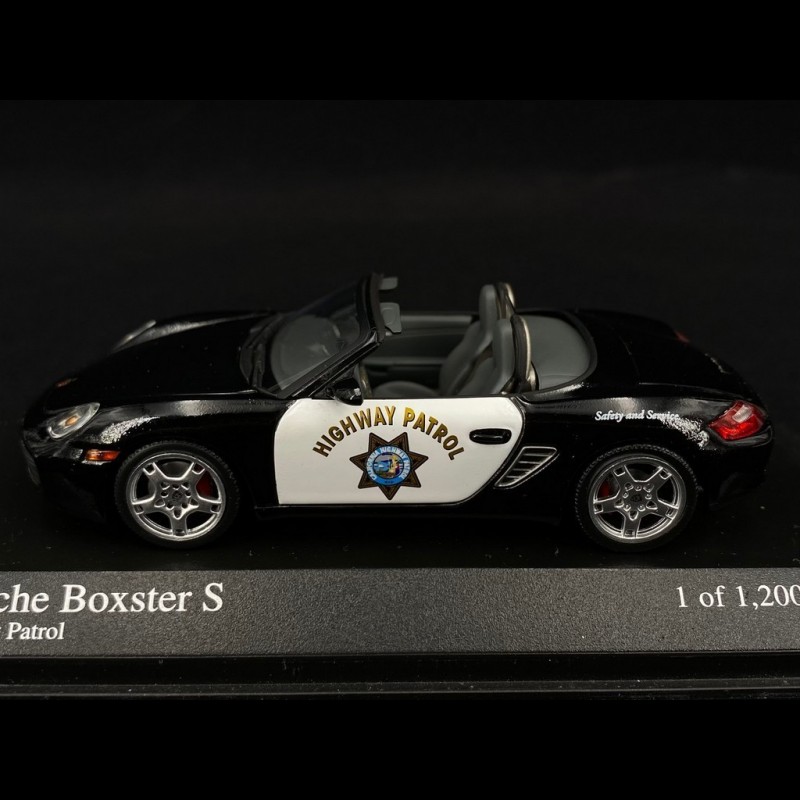 Porsche Boxster Spyder Police Highway Patrol 2005 1/43 Minichamps 400065692