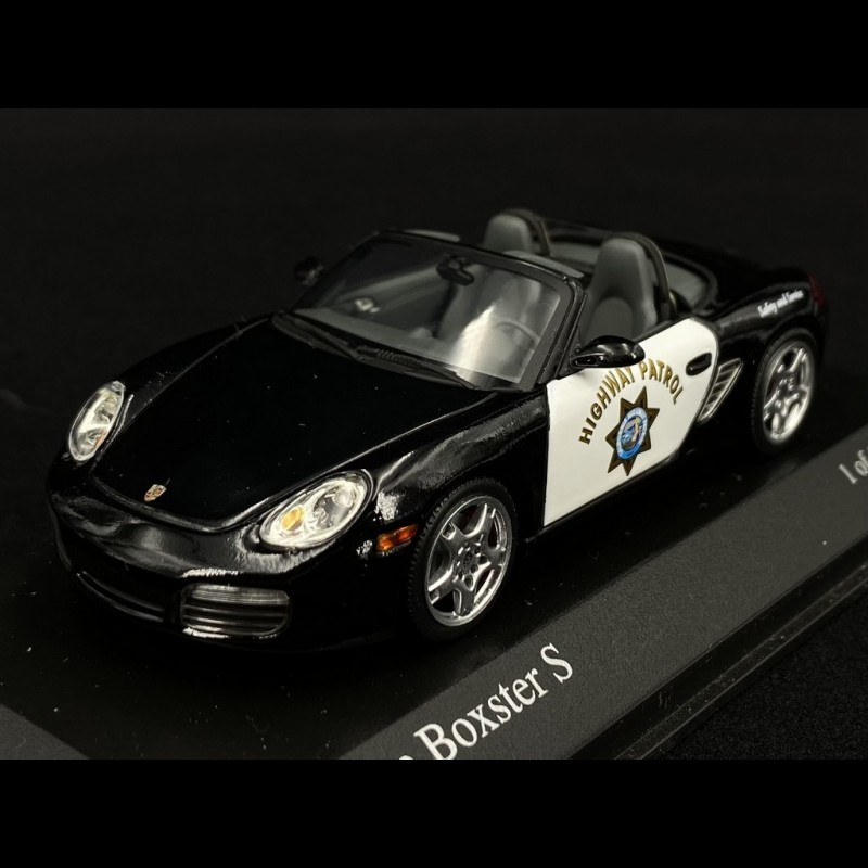 Porsche Boxster Spyder Police Highway Patrol 2005 1/43 Minichamps 400065692