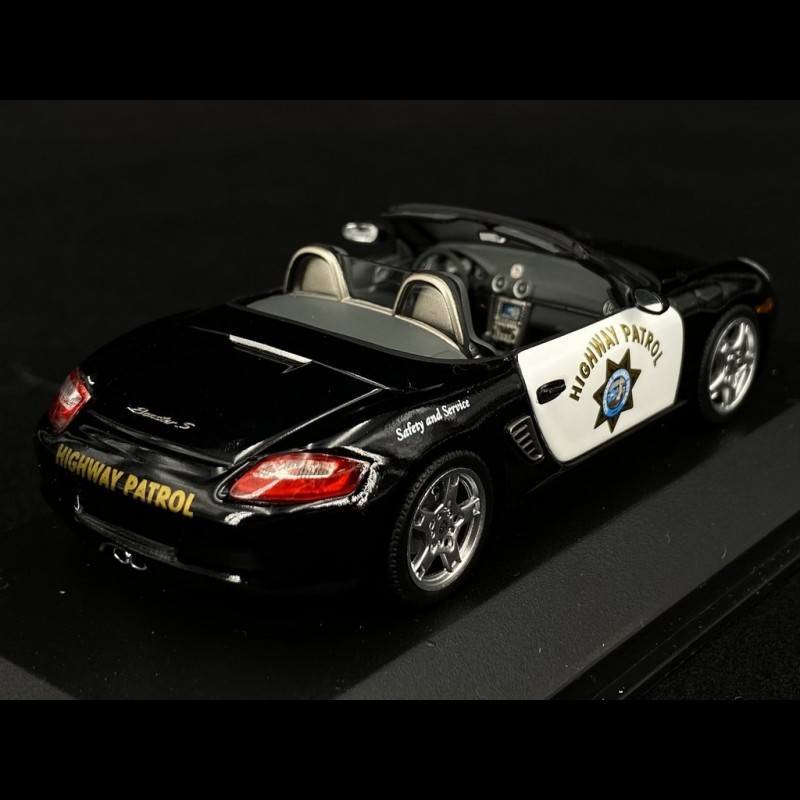 Porsche Boxster Spyder Police Highway Patrol 2005 1/43 Minichamps 400065692