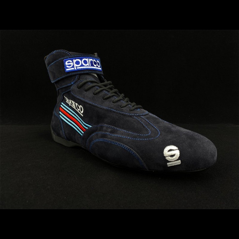 Sparco Pilot shoes Top Driver FIA boot Suede Leather Martini Racing ...