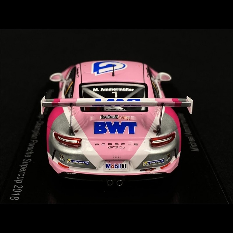 Porsche 911 GT3 Type 991 n° 1 Winner Porsche Supercup 2018 1/43 Spark S8500