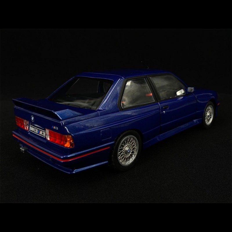 BMW E30 M3 1990 Bleu Maurice 1/18 Solido S1801509