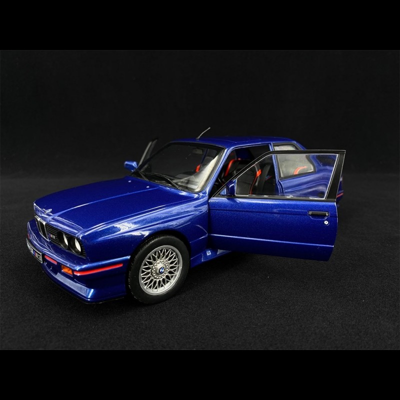 BMW E30 M3 1990 Bleu Maurice 1/18 Solido S1801509