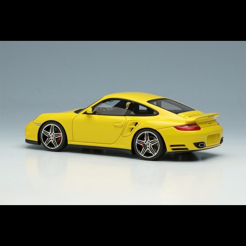 Porsche 911 Turbo Type 997 2006 Speed Yellow 1/43 Make Up Vision VM190B