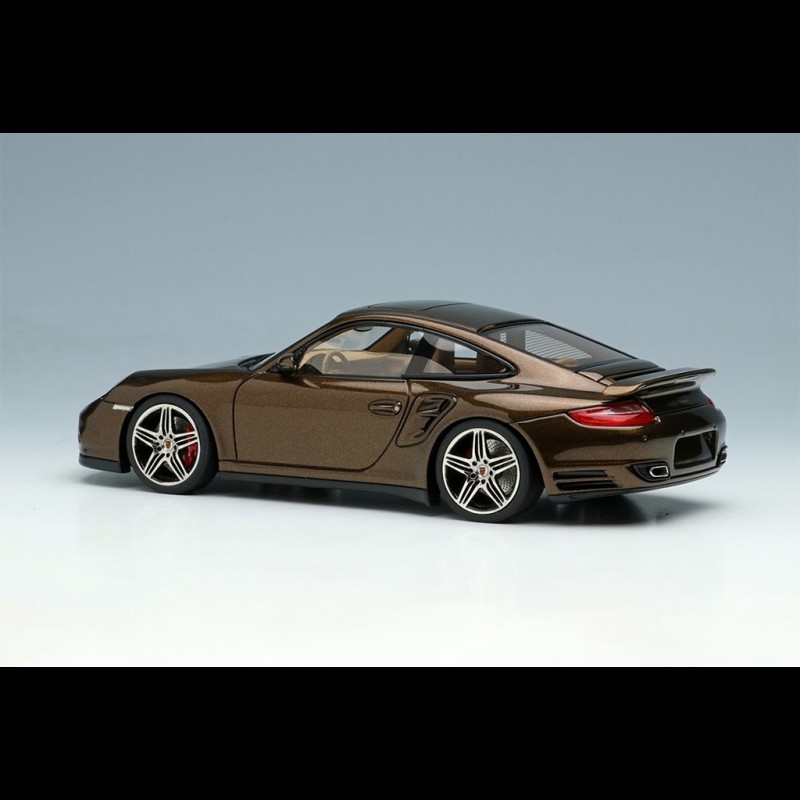 Porsche 911 Turbo Type 997 2006 Macadamia Metallic 1/43 Make Up Vision ...