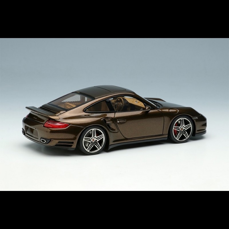 Porsche 911 Turbo Type 997 2006 Macadamia Metallic 1/43 Make Up Vision ...