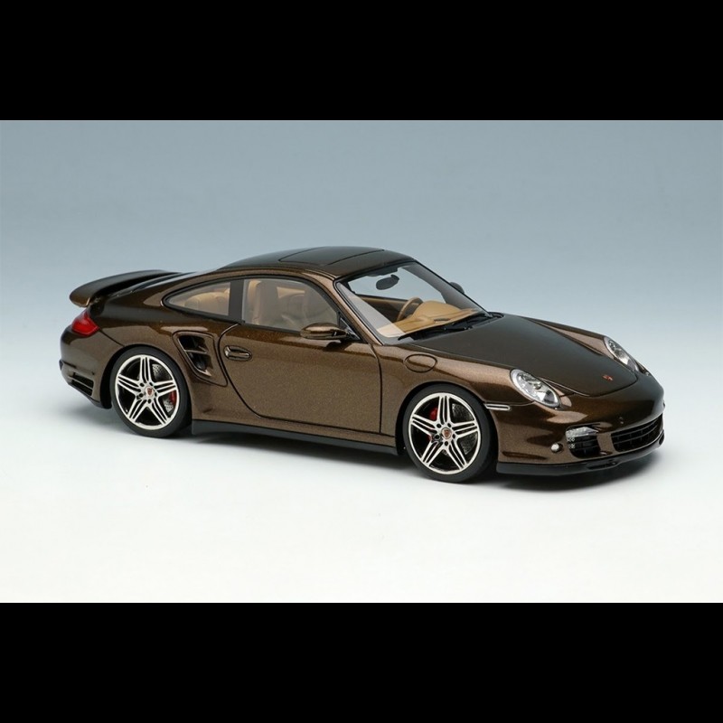 Porsche 911 Turbo Type 997 2006 Macadamia Metallic 1/43 Make Up Vision ...