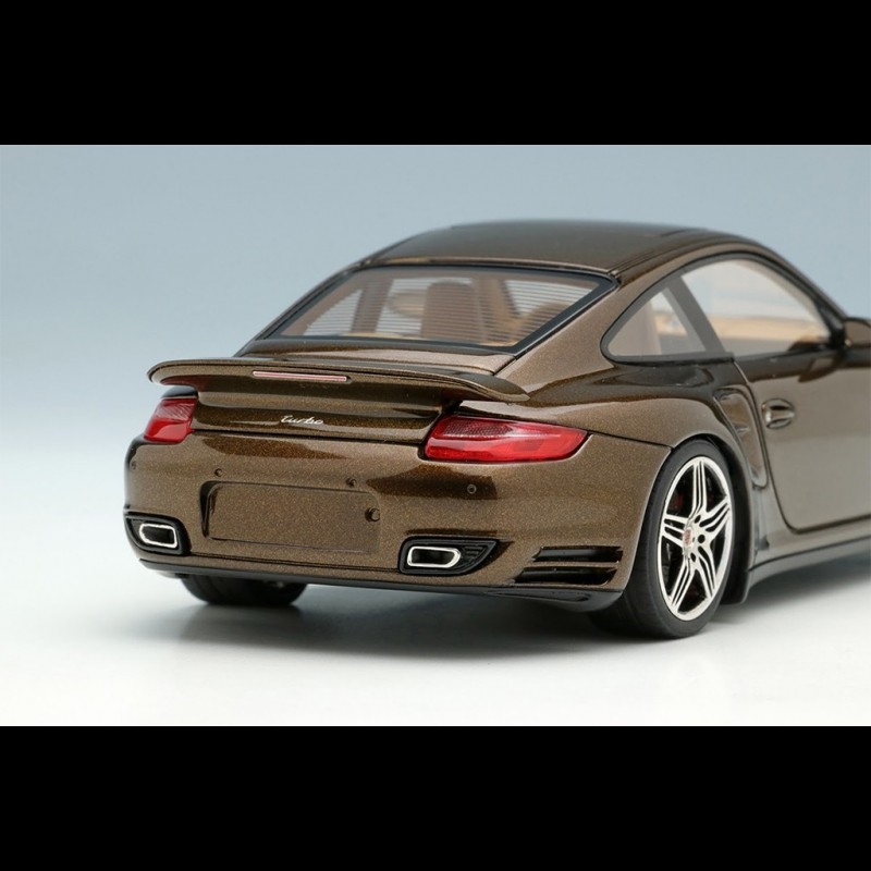 Porsche 911 Turbo Type 997 2006 Macadamia Metallic 1/43 Make Up Vision ...