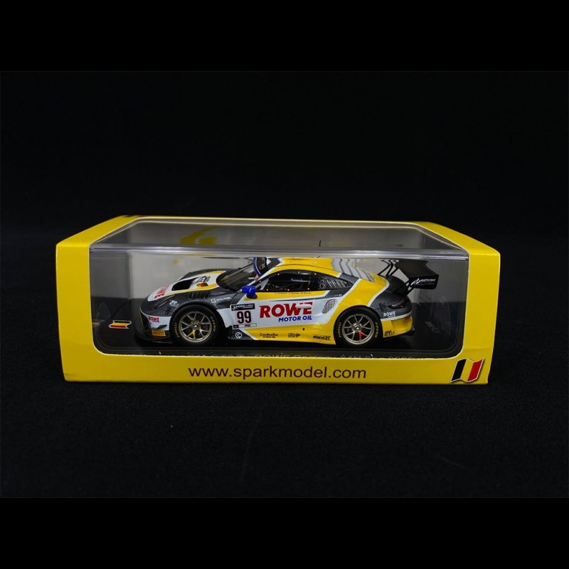 Porsche 911 GT3 R n° 99 Rowe Racing 24h Spa 2020 1/43 Spark SB392