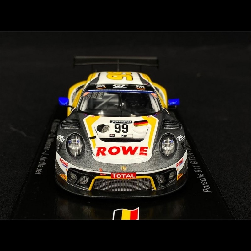 Porsche 911 GT3 R n° 99 Rowe Racing 24h Spa 2020 1/43 Spark SB392