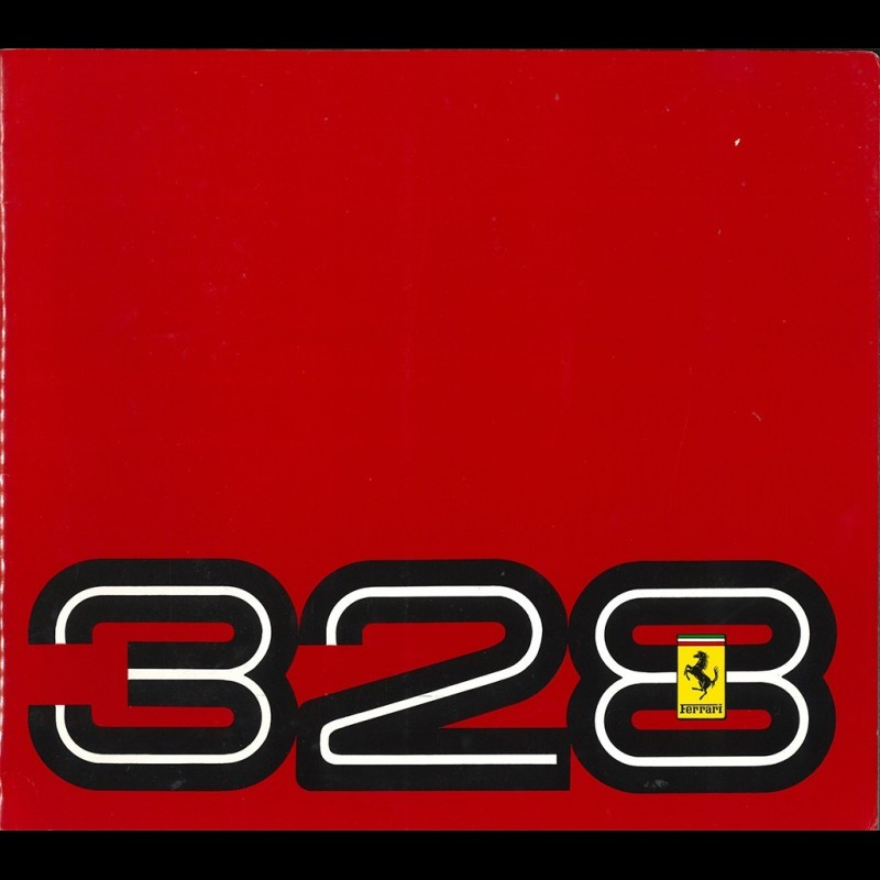 Ferrari Brochure 328 from 1985 to 1989 in Italian English French German ...