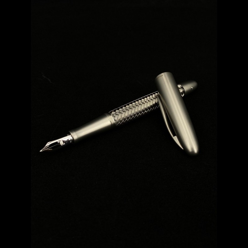 Porsche Design Pen Tec Flex steel Fountain gold nib B size