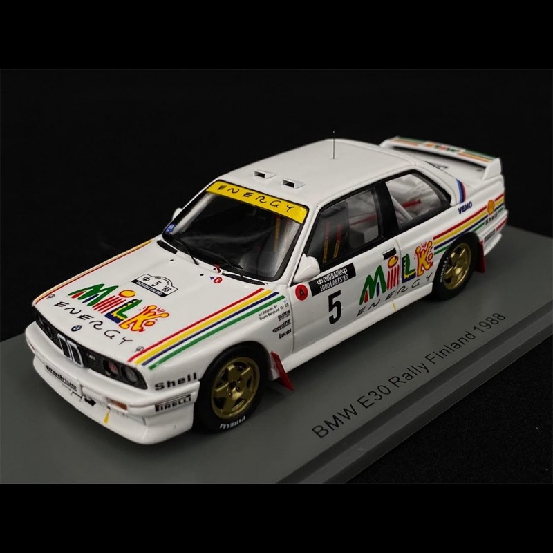 BMW E30 n° 5 Rally Finland 1988 1/43 Spark S7826
