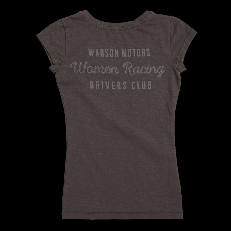 T-shirt Racing Drivers Club Vintage design Cast iron grey - women