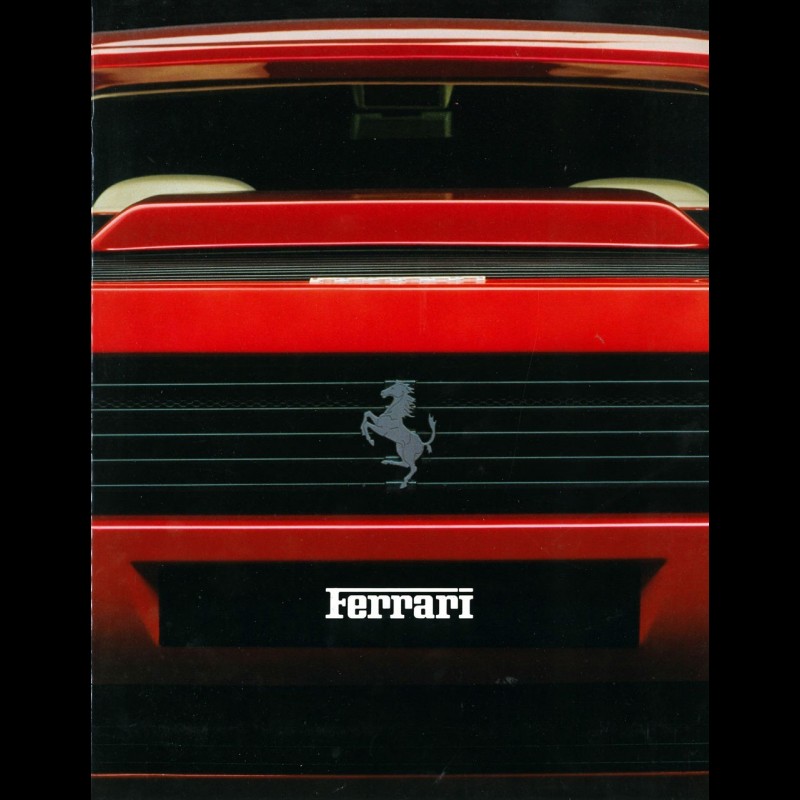 Ferrari Brochure 1985 Range in English French German