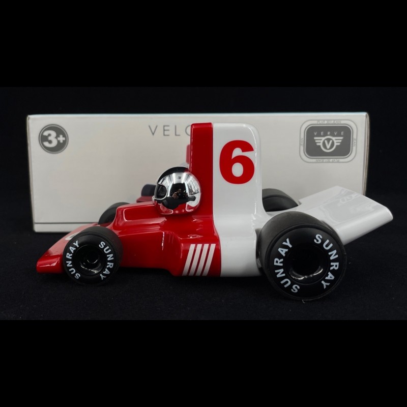 Vintage Racing Car Verve Velocita Jean n° 6 Red / White Playforever ...