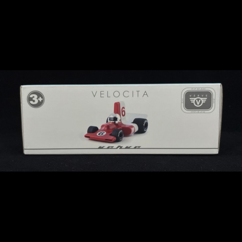 Vintage Racing Car Verve Velocita Jean n° 6 Red / White Playforever ...