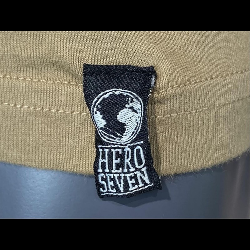Steve McQueen T-shirt Driving License Brown Hero Seven - men
