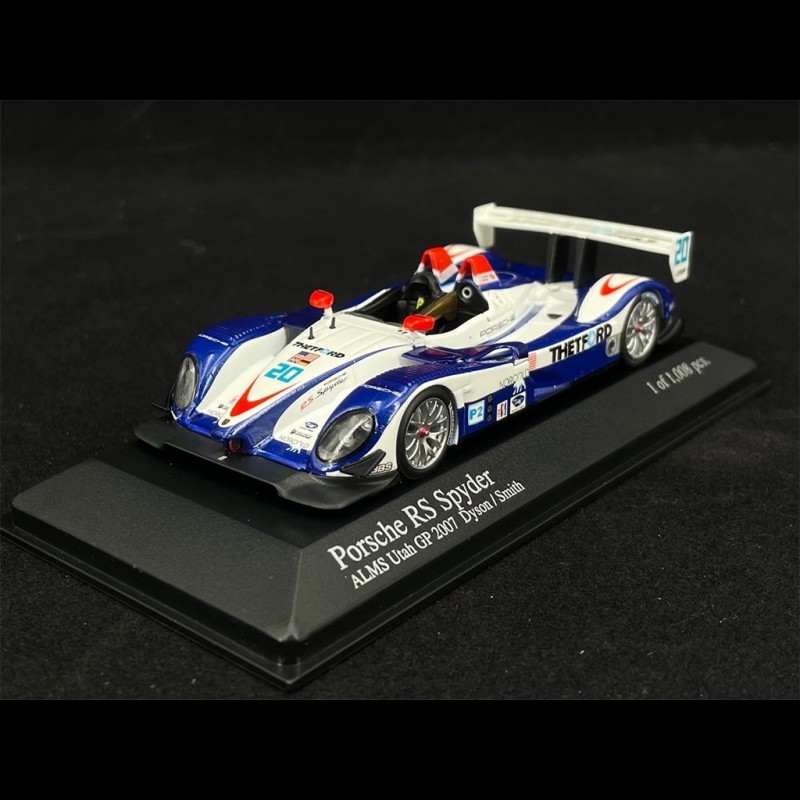 Porsche RS Spyder GP ALMS Utah 2007 n° 20 1/43 Minichamps 400076620