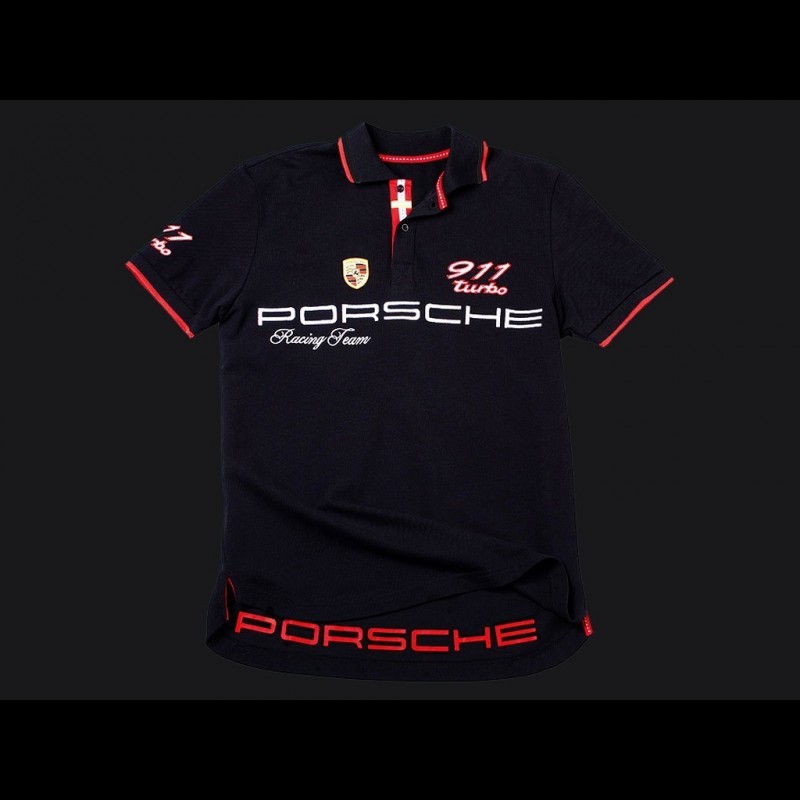 Porsche Polo shirt 911 Turbo black Porsche Design WAP670G - men