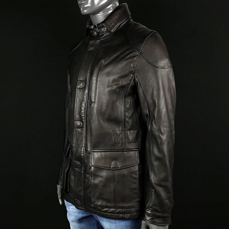 Porsche Jacket Classic Legends of 1963 Leather Black WAP911H - men