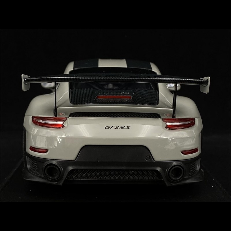 Porsche 911 GT2 RS type 991 2018 chalk grey Pack Weissach 1/18 ...