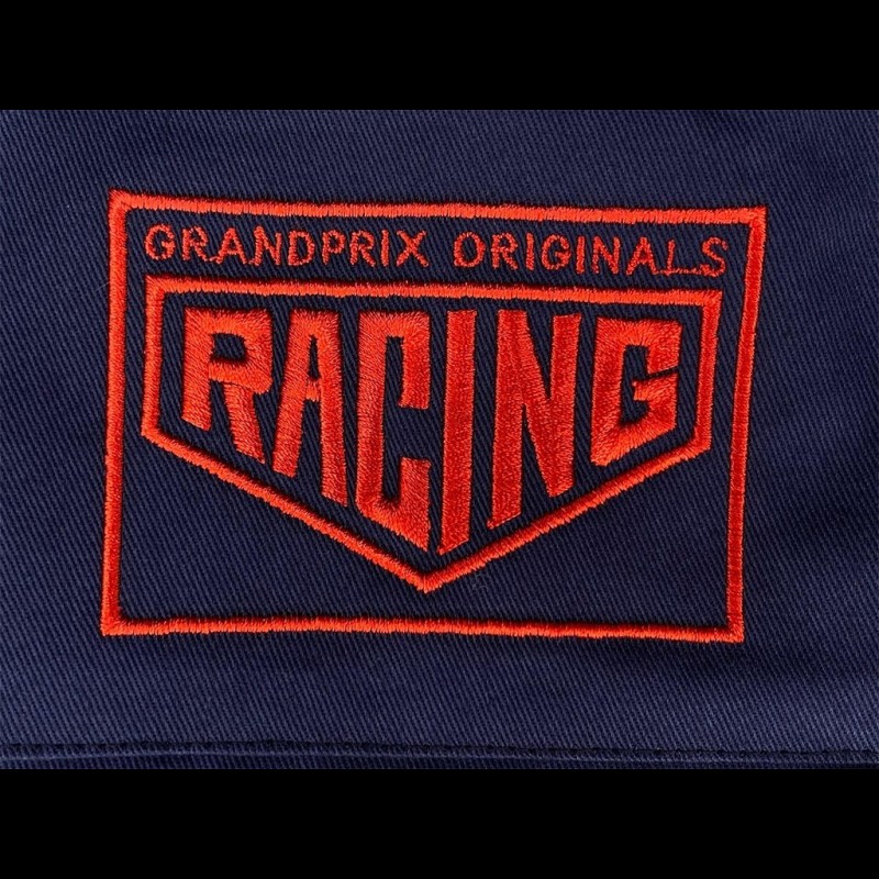 Gulf Jacket Michael Delaney / Steve McQueen Le Mans Cotton Dark Blue - men