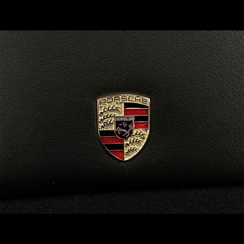 Porsche Wallet Credit card holder Metal crest With money cliip Black ...