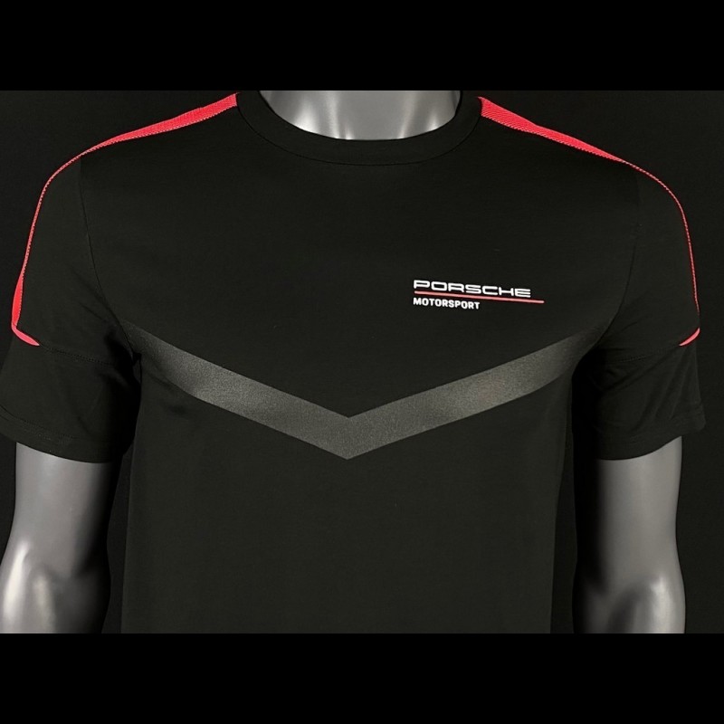 Porsche T-shirt Motorsport 4 Black / Red - men