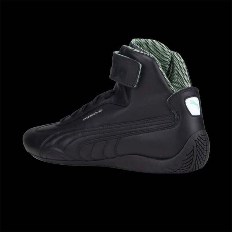 Porsche Turbo Pilot Shoes Puma Speedcat Leather Black / Pastel Green - men